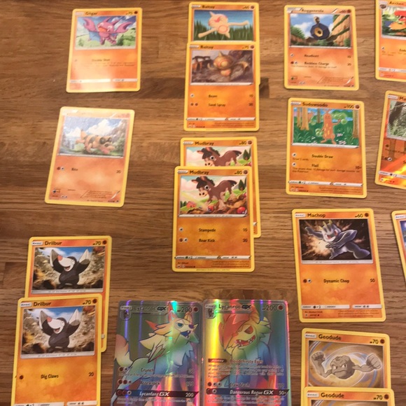 Pokemon | Games | Fighting Type Pokmon Cards | Poshmark